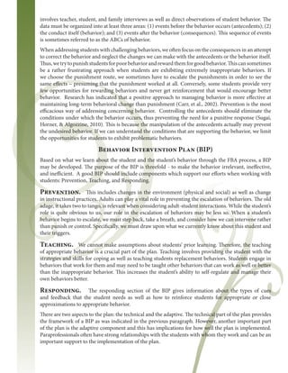 The Role of Paraeducator in a PBIS School HANDOUT #4 | PDF ...