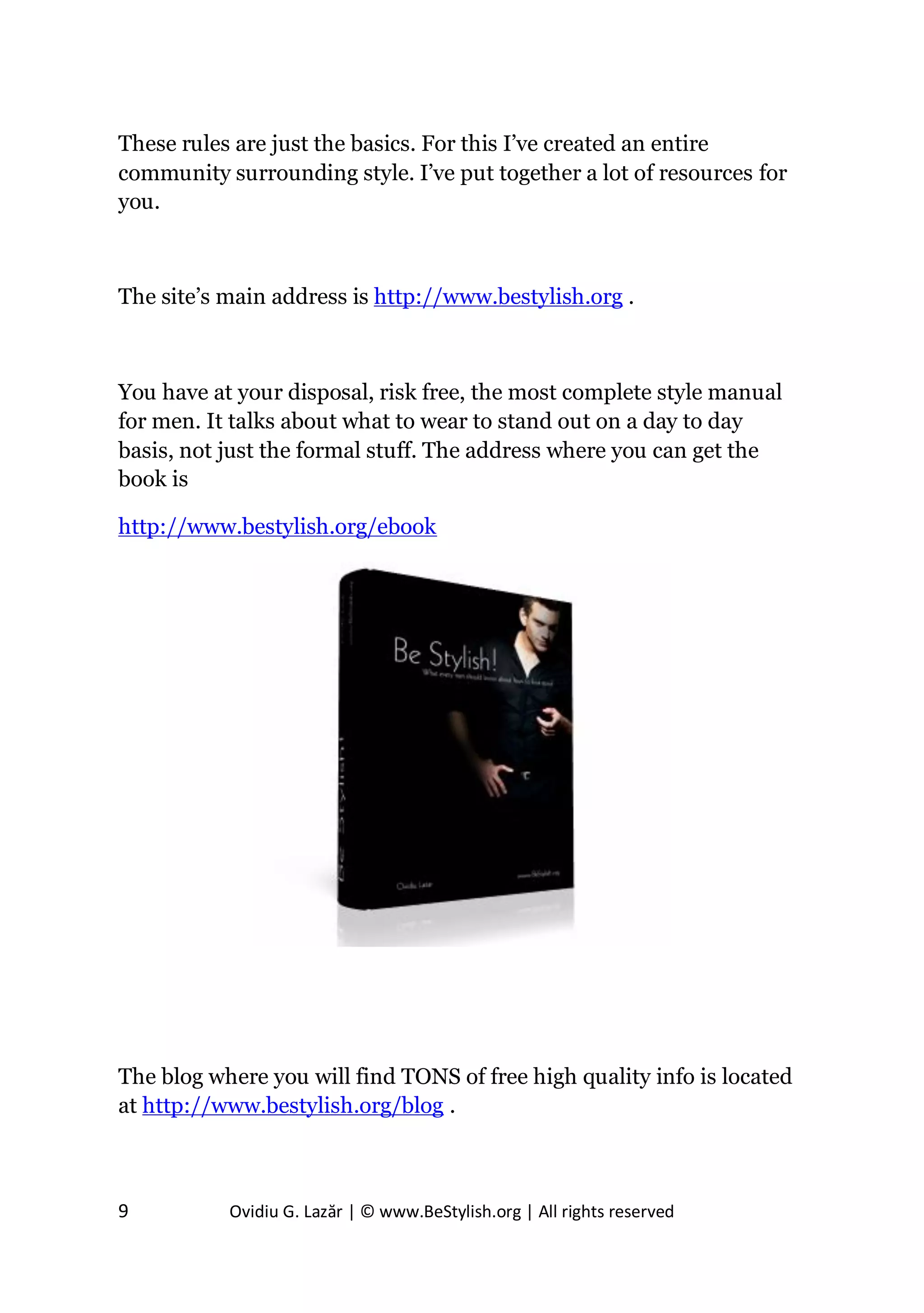 37 Rules Of Mens Style | PDF