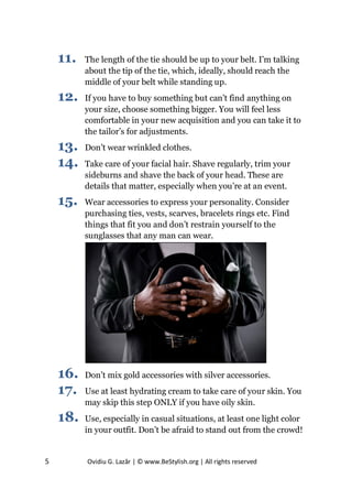 37 Rules Of Mens Style | PDF