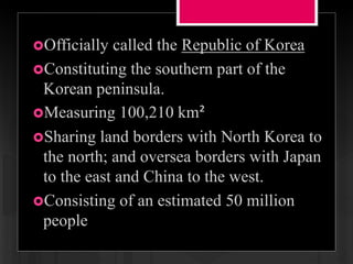 South Korea Presentation | PPT