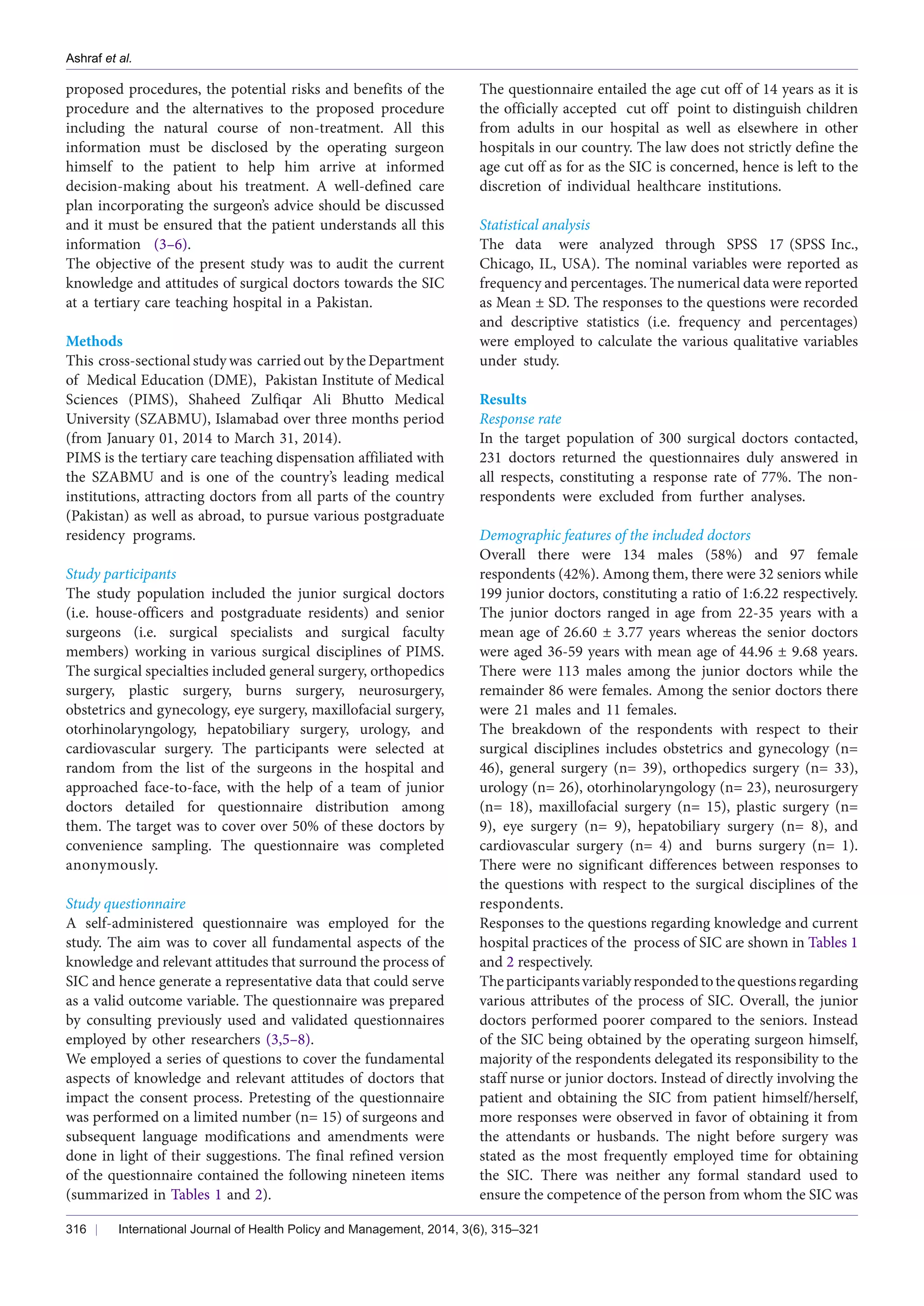 Surgical informed consent | PDF