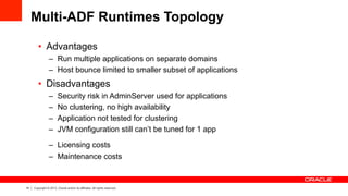 Oracle ADF Architecture TV - Deployment - System Topologies | PDF