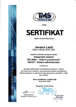 SERTIFIKAT | PDF