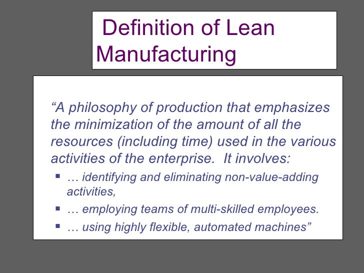 Manufacturing Meaning