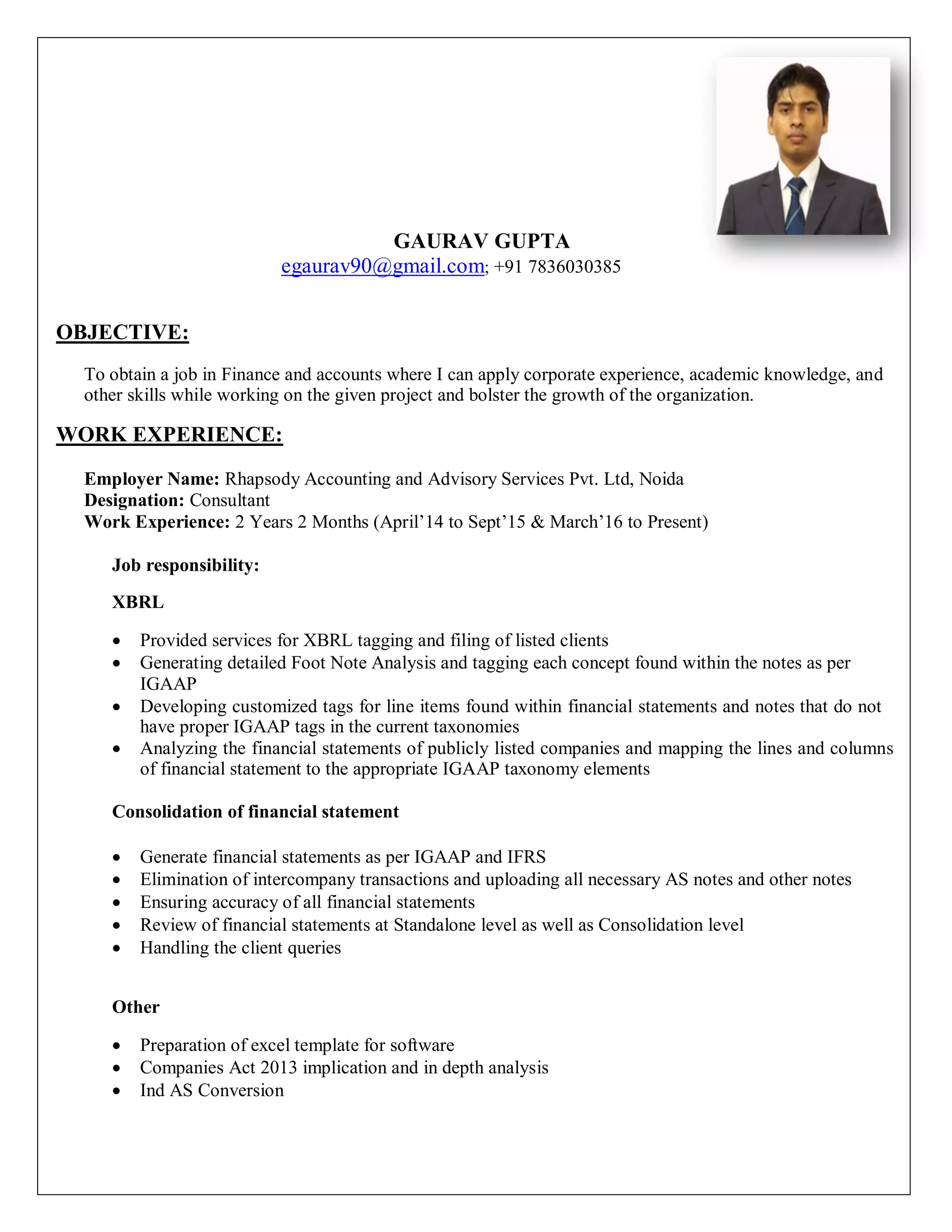 Gaurav_CV | PDF