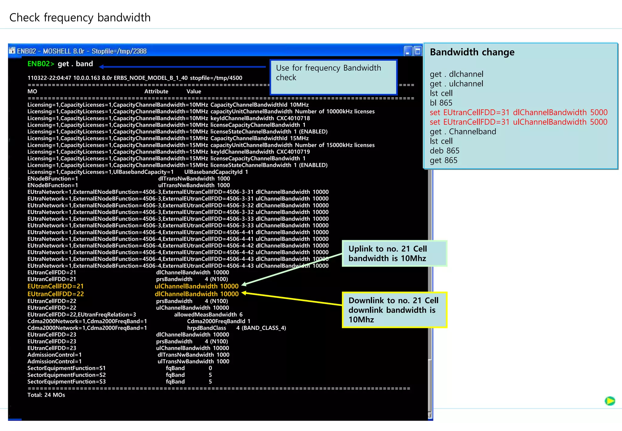 370410176 moshell-commands | PPT