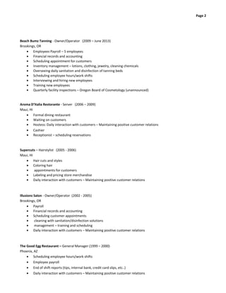 candy resume 2015 | DOC