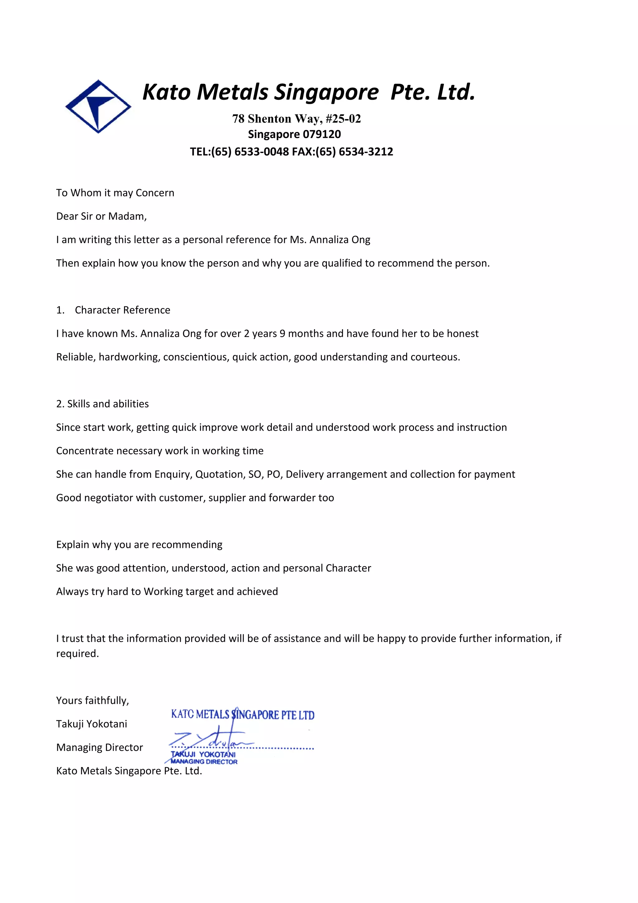 Annaliza testmonial letter-signed | PDF