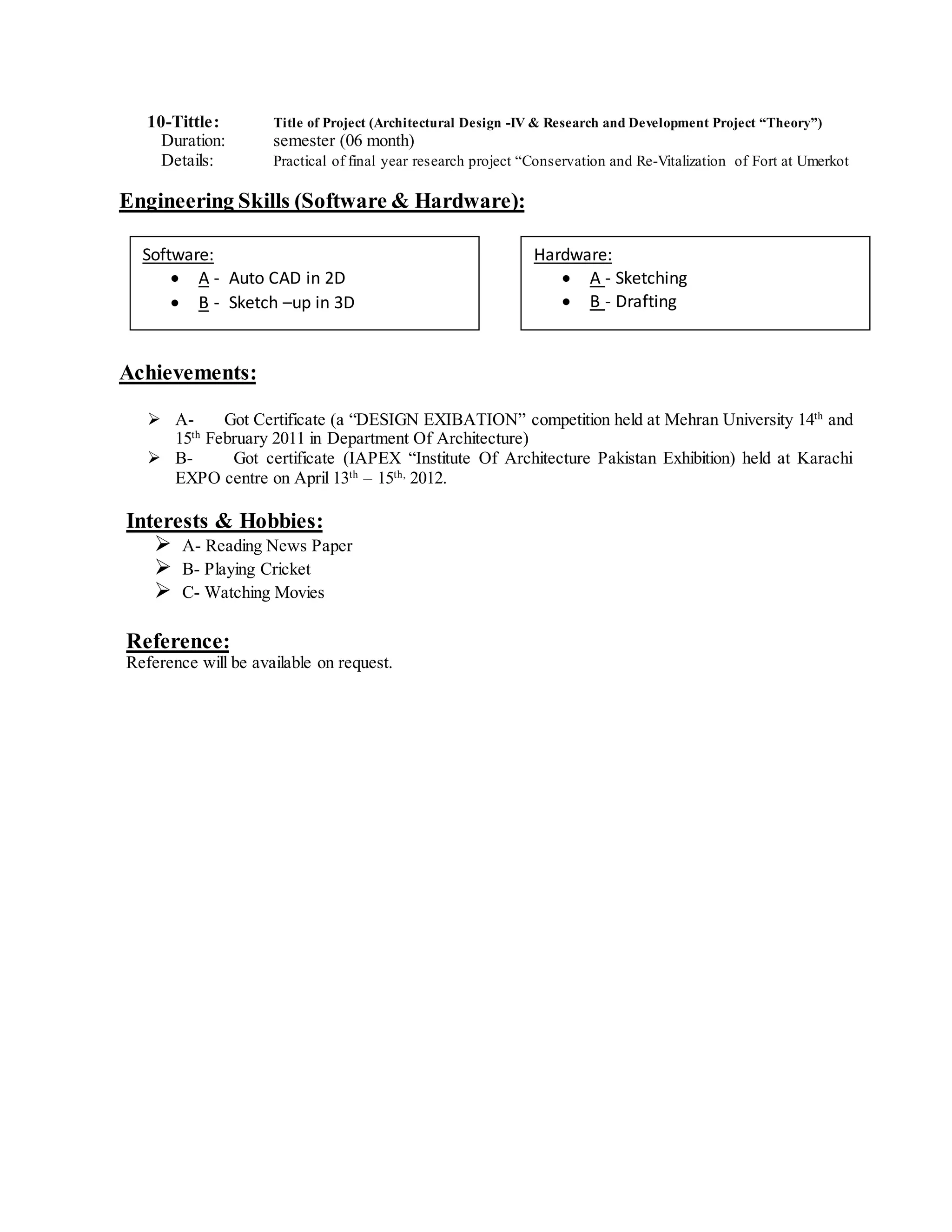 Architect Jhaman Das Khatri | DOCX