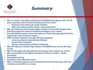 IML Group Overview September 2015 | PDF