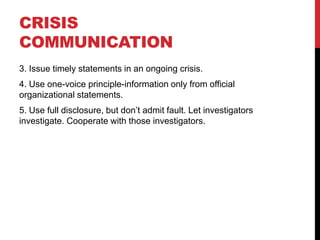 October 19_Crisis Communication Plan | PPTX