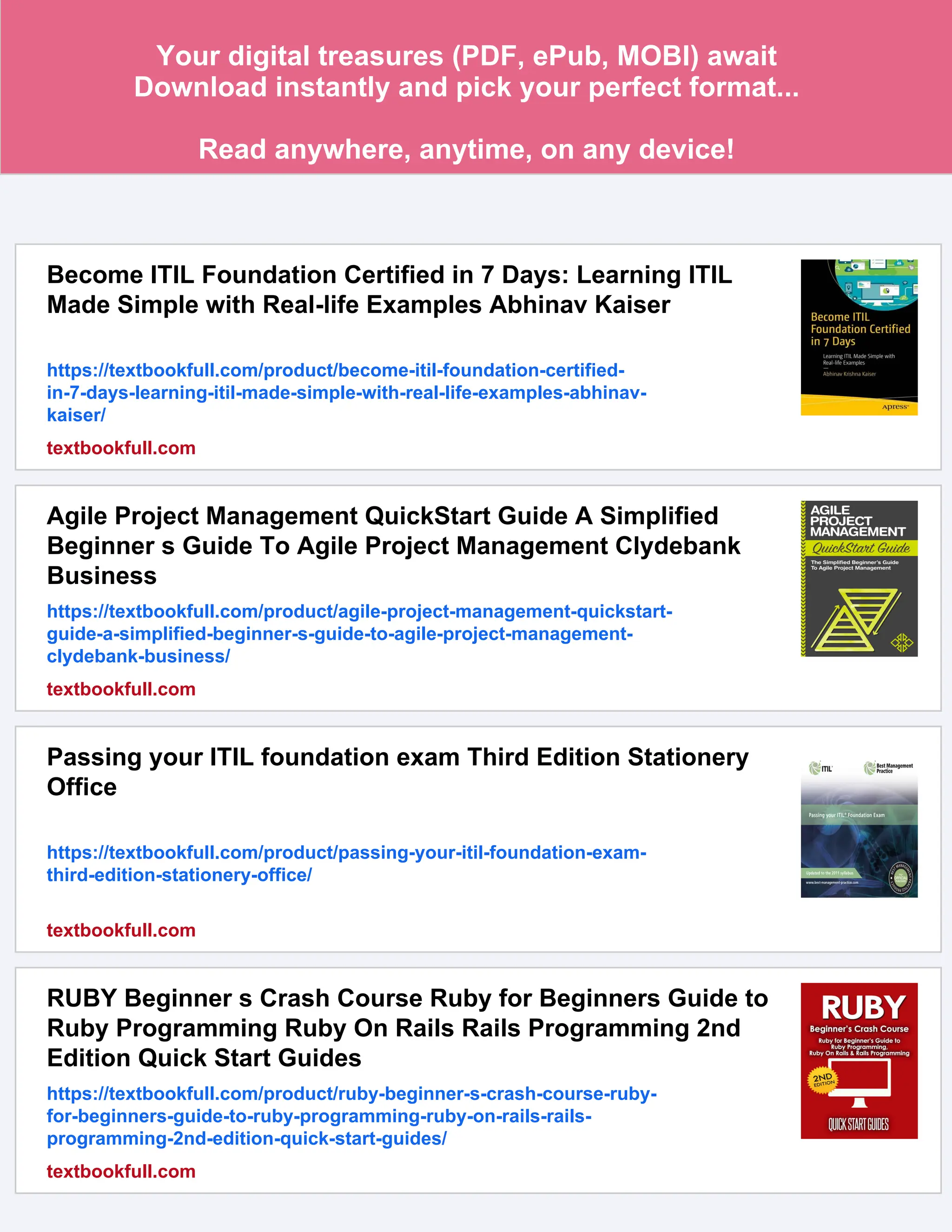 ITIL For Beginners The Complete Beginner s Guide to ITIL Clydebank Technology | PDF