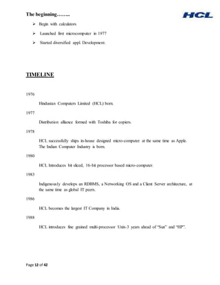 37110796 hcl-project-report | PDF