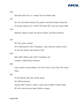 37110796 hcl-project-report | PDF