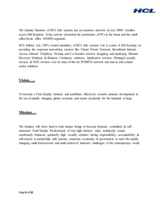 37110796 hcl-project-report | PDF