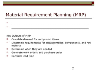 Planned order release | PPT