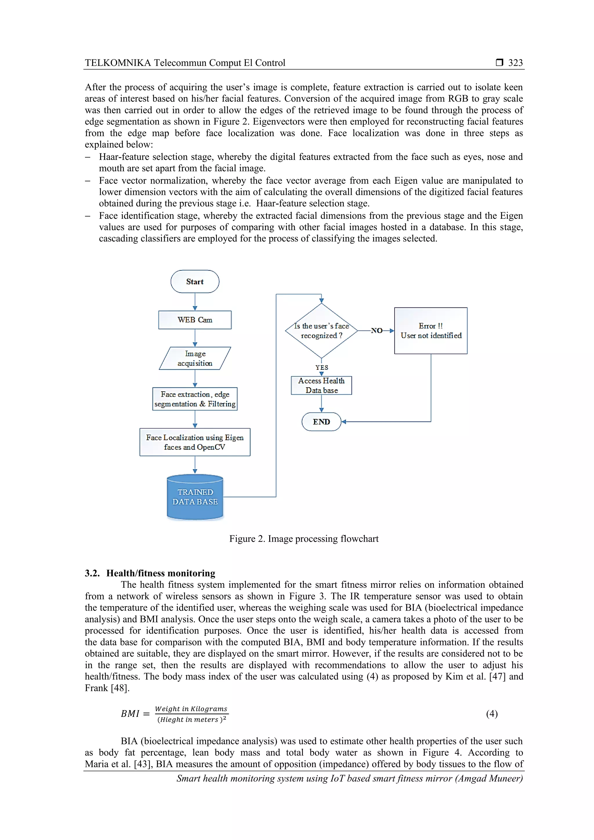 Smart health monitoring system using IoT based smart fitness mirror | PDF