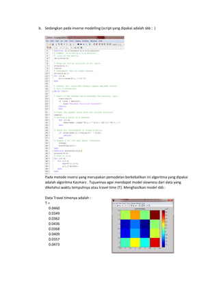 forward & inverse modelling | PDF