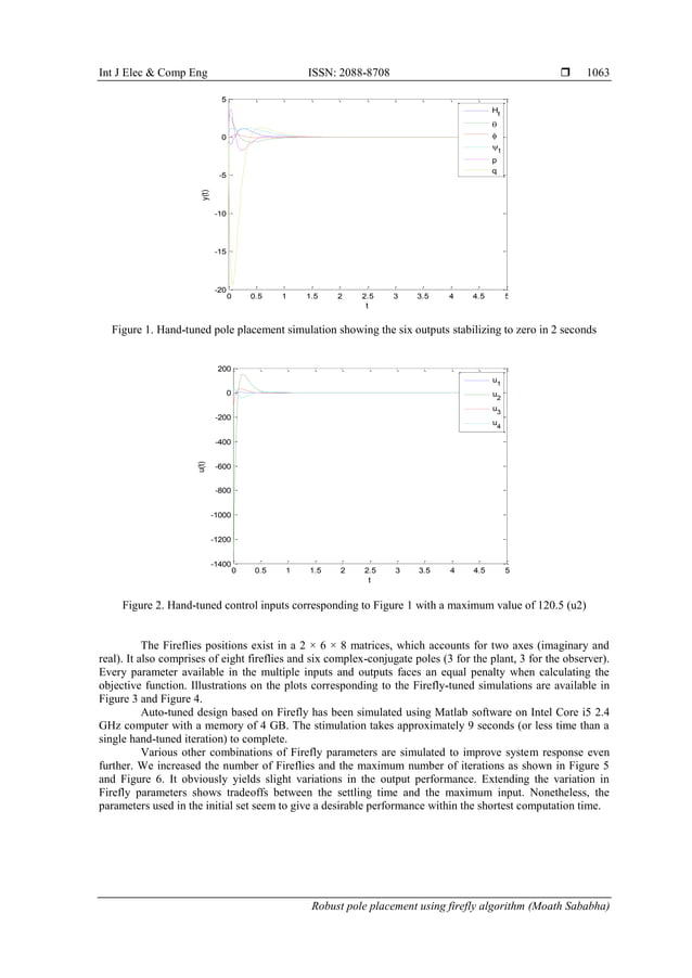 Robust pole placement using firefly algorithm | PDF