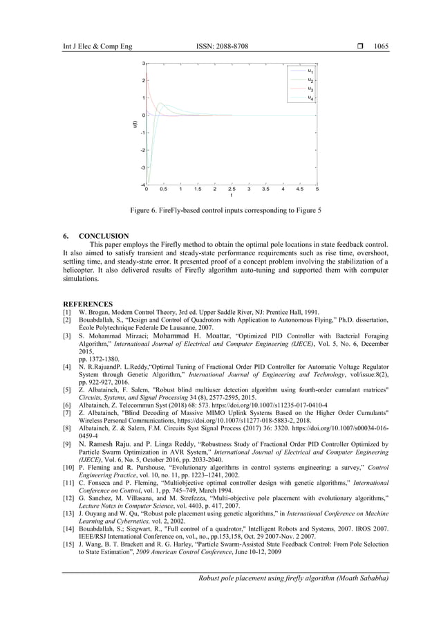 Robust pole placement using firefly algorithm | PDF Robust pole placement using firefly algorithm | PDF