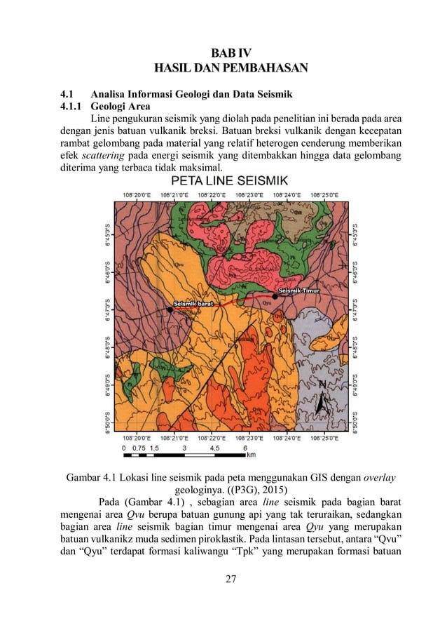 PENERAPAN KOREKSI STATIK REFRAKSI TOMOGRAFI SEISMIK 2D AREA VULKANIK ...