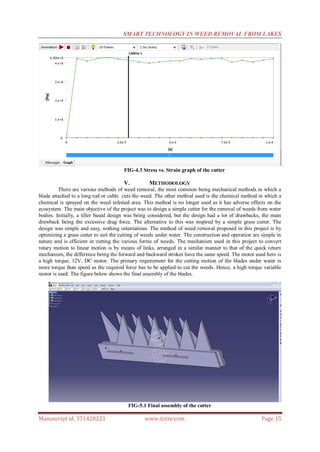 SMART TECHNOLOGY IN WEED REMOVAL FROM LAKES | PDF