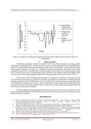 Comparative Application of Load Tap-Changing Transformer (LTCT) and Shunt Capacitor for Voltage ...