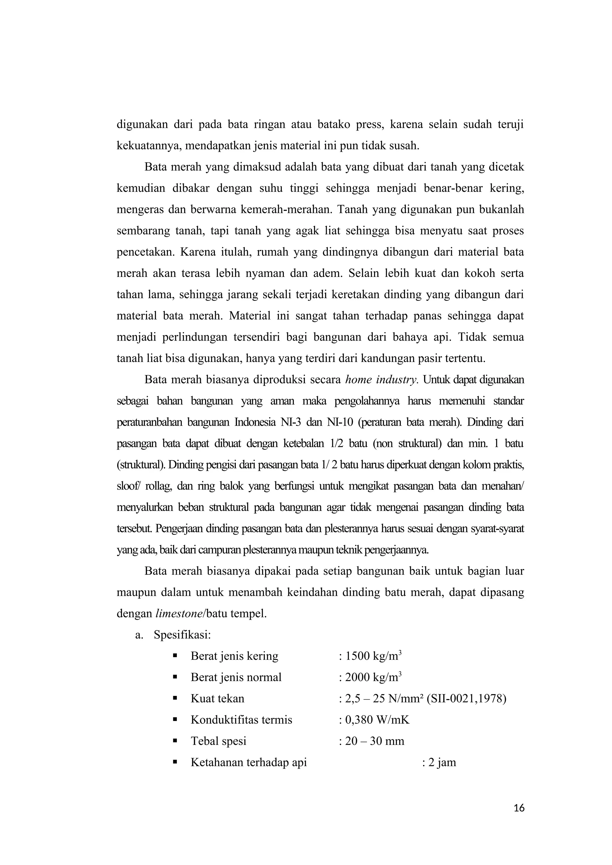 pengertian dinding dan berbagai macam dinding | DOCX