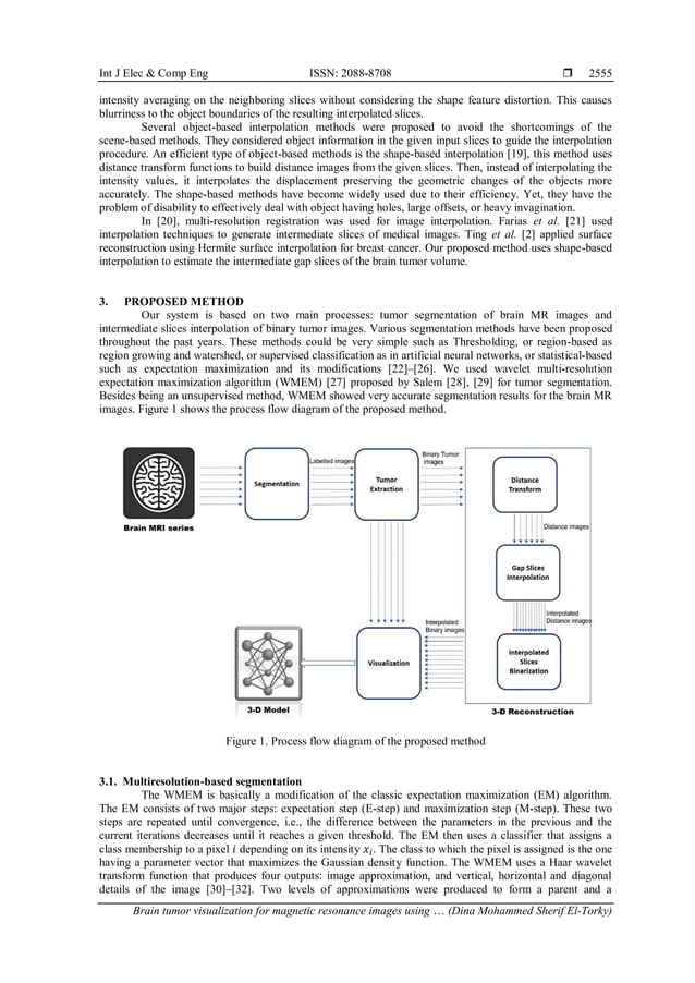 Brain tumor visualization for magnetic resonance images using modified shape-based interpolation ...