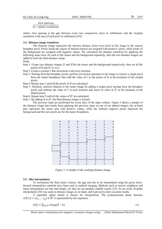 Brain tumor visualization for magnetic resonance images using modified shape-based interpolation ...
