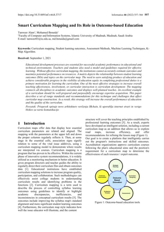 Smart Curriculum Mapping and Its Role in Outcome-based Education | PDF