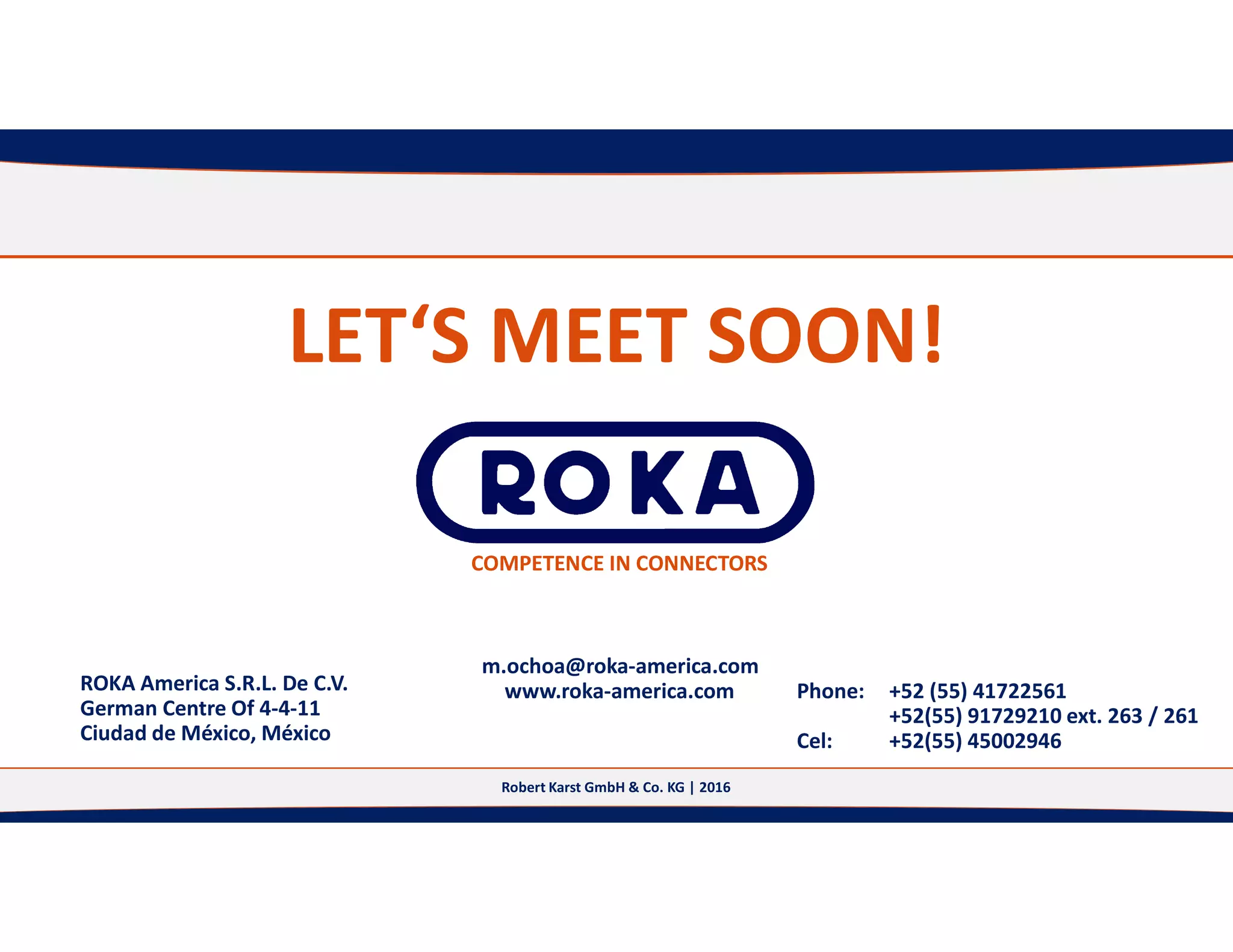 PRESENTACIÓN ROKA AMERICA | PDF