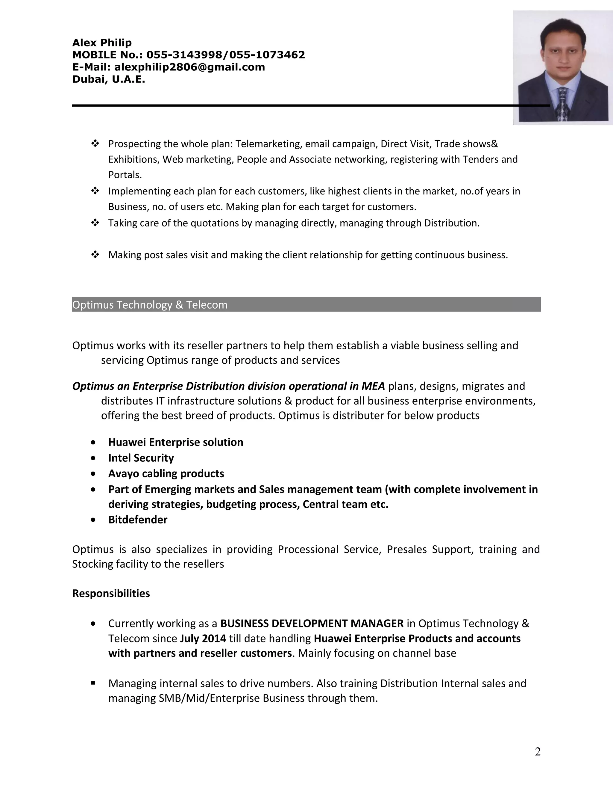 Alex Resume (2) | DOC