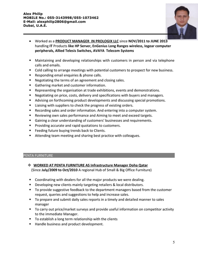 Alex Resume (2) | DOC | Sales | Business