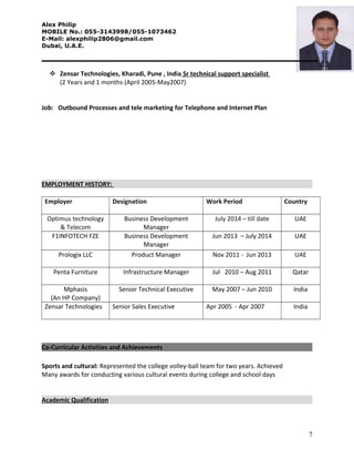 Alex Resume (2) | DOC