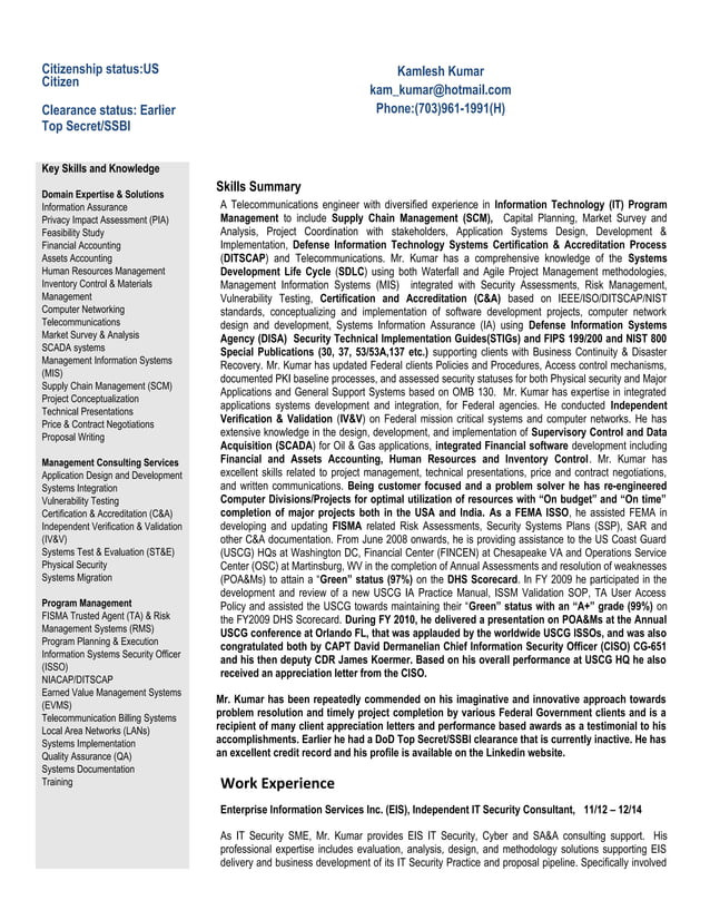 Kamlesh Kumar Resume 2015 | PDF