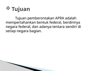 PEMBERONTAKAN-APRA-PPTX.pptx hdjdjdjjdjdjjdjdjdm | PPTX