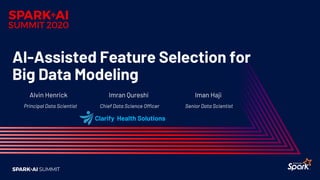 AI-Assisted Feature Selection for Big Data Modeling | PDF