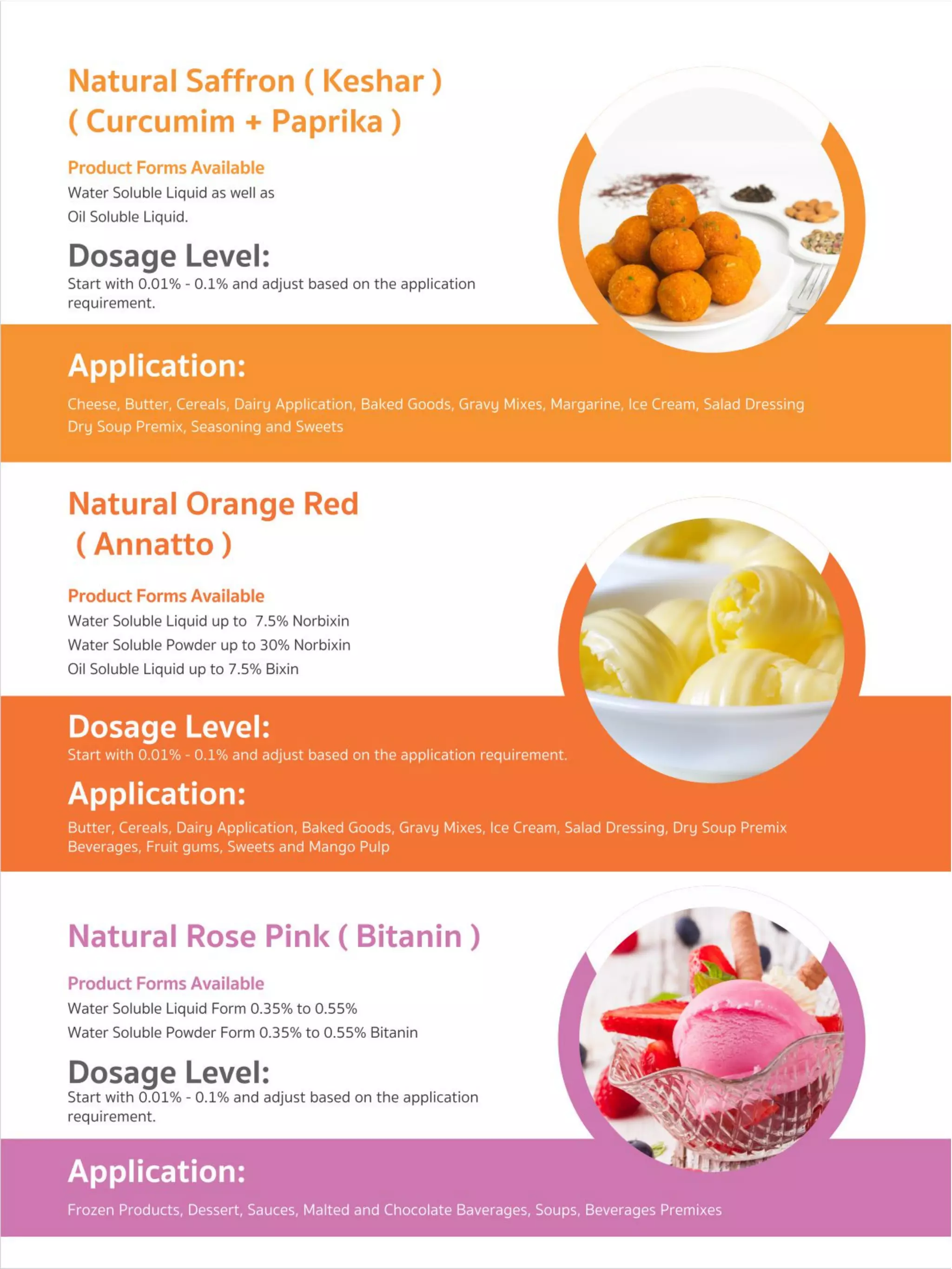 MECOLOR NATURAL FOOD COLOR BROCHURE | PDF