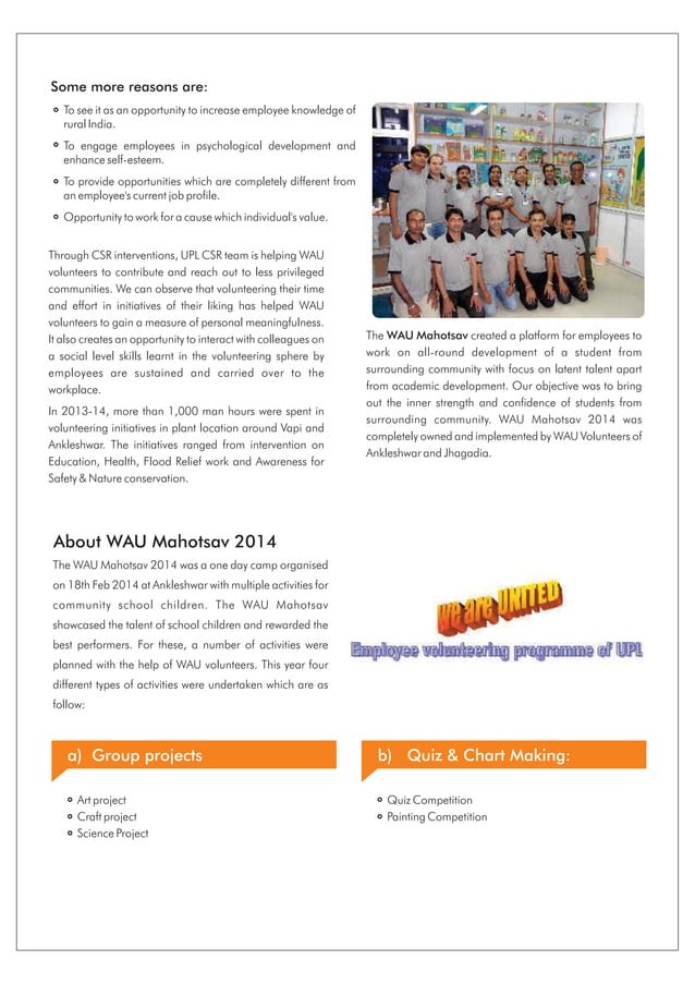 UPL CSR Report 2013-14 (LR) | PDF