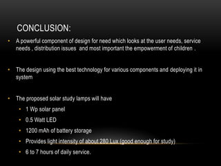 371 solar lamp for study purposes | PPTX