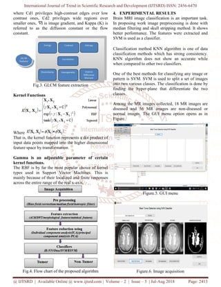 SVM Classifiers at it Bests in Brain Tumor Detection using MR Images | PDF