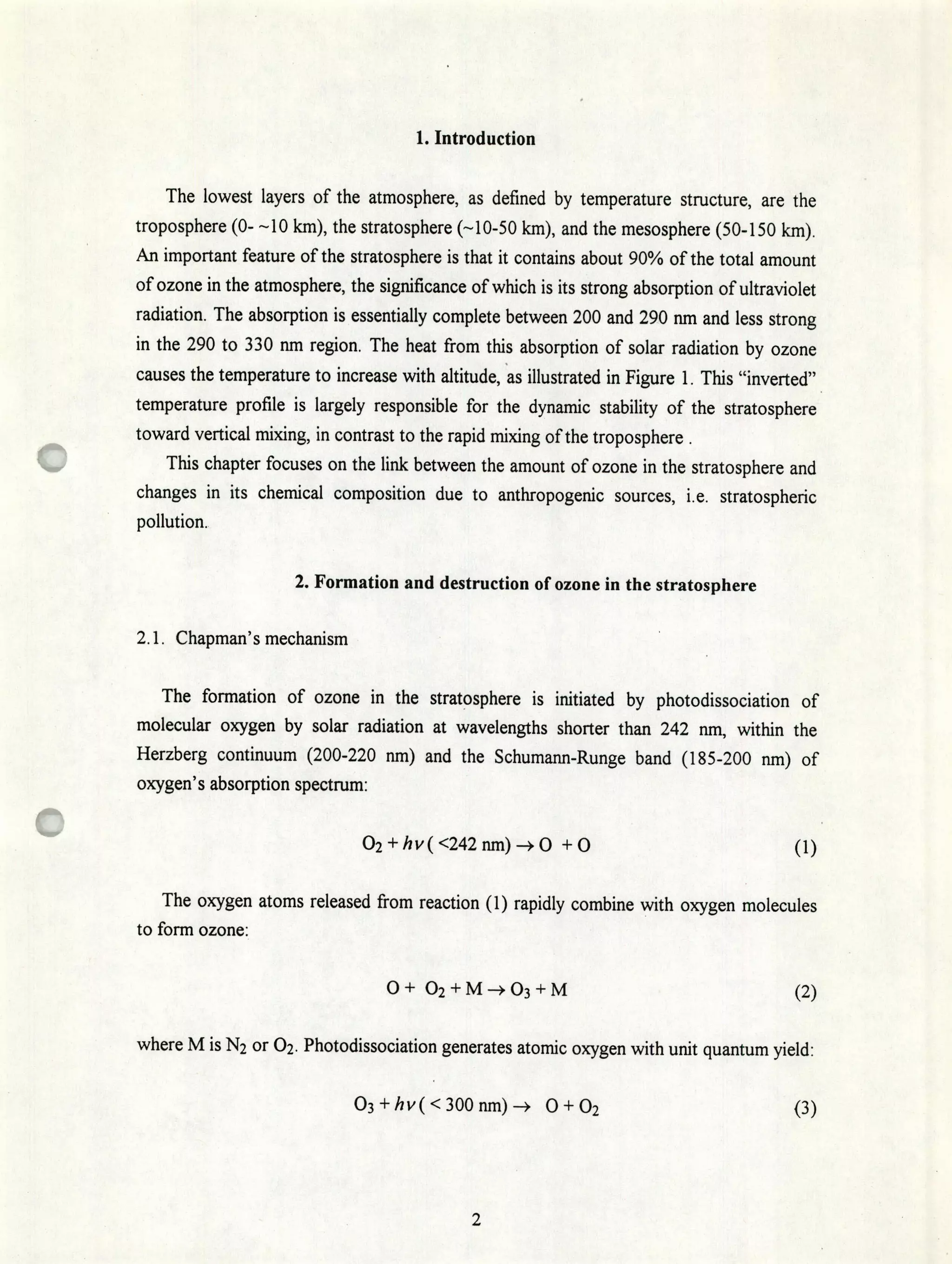 Stratospheric Pollution and Ozone Depletion | PDF