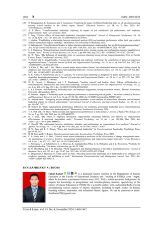 Laissez-faire leadership: a comprehensive systematic review for ...