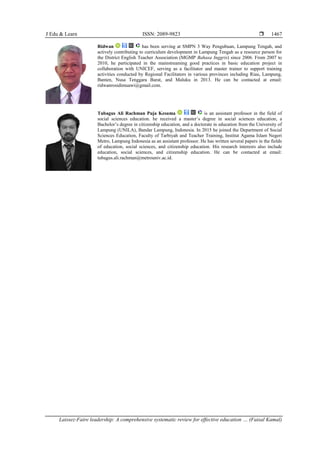 Laissez-faire leadership: a comprehensive systematic review for ...