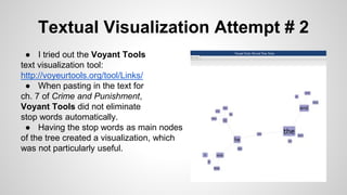 Copy of Crime and Punishment and TextArc | PPT