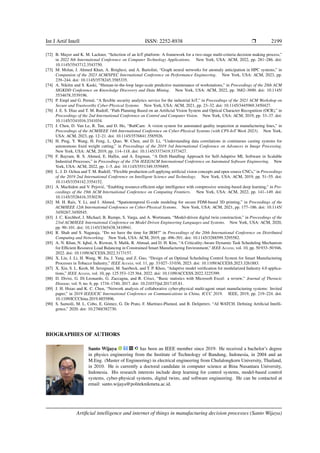 Artificial intelligence and internet of things in manufacturing ...
