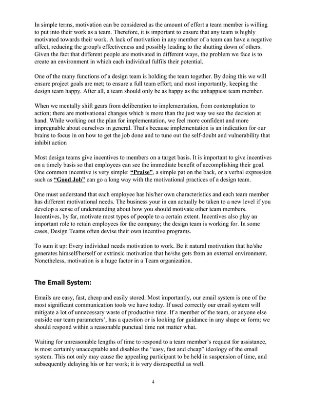 WORKING AS A TEAM-II | DOC