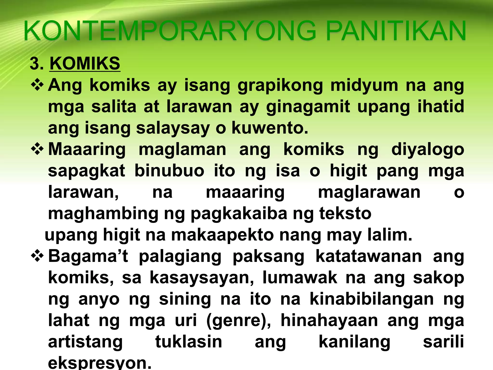 kontemporaryong-panitikan | PPTX