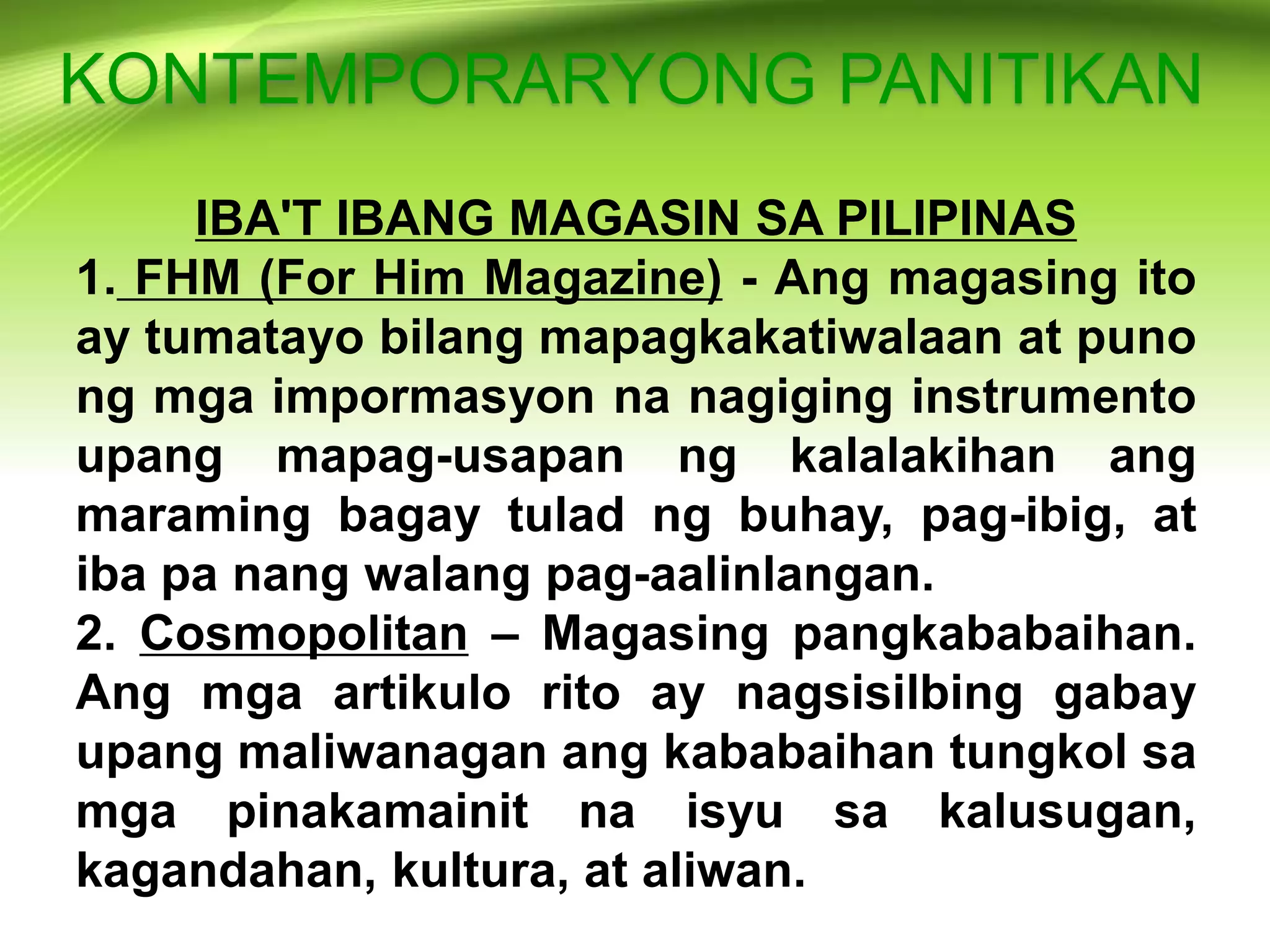 kontemporaryong-panitikan | PPTX